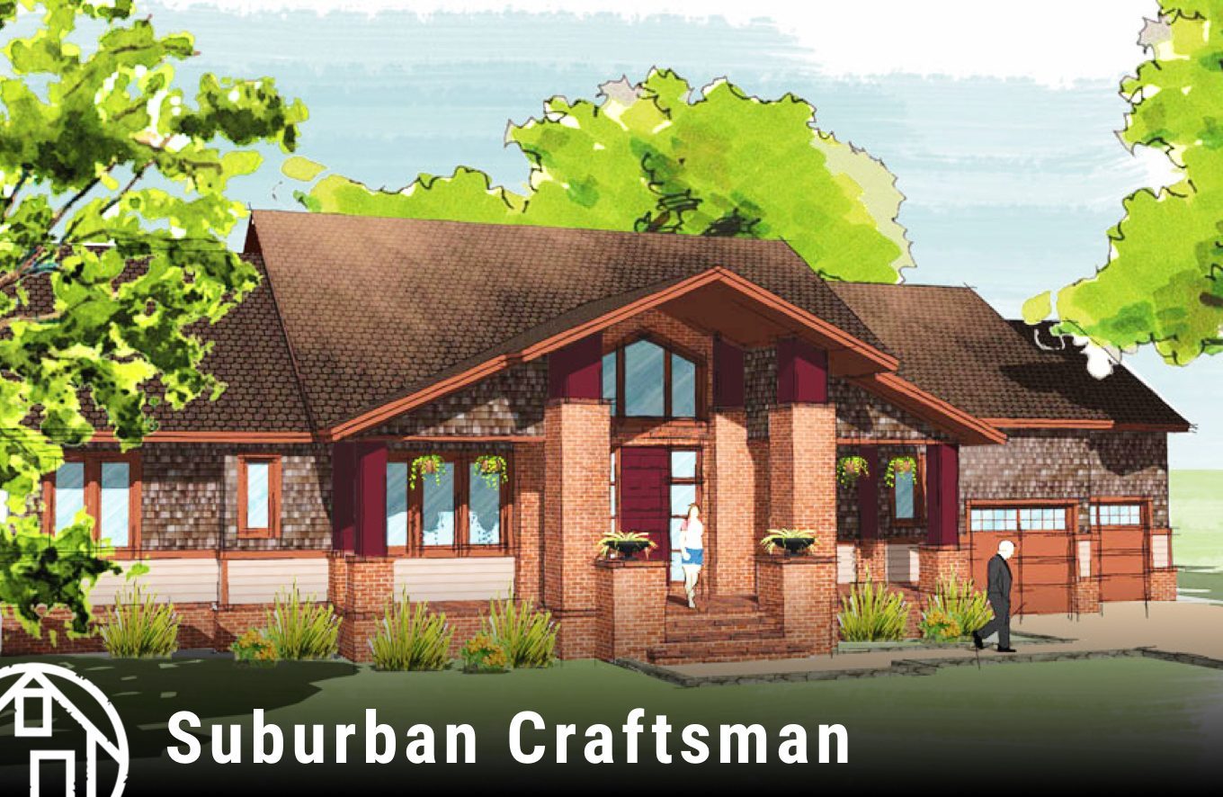 Suburban Craftsman | Down Home Plans